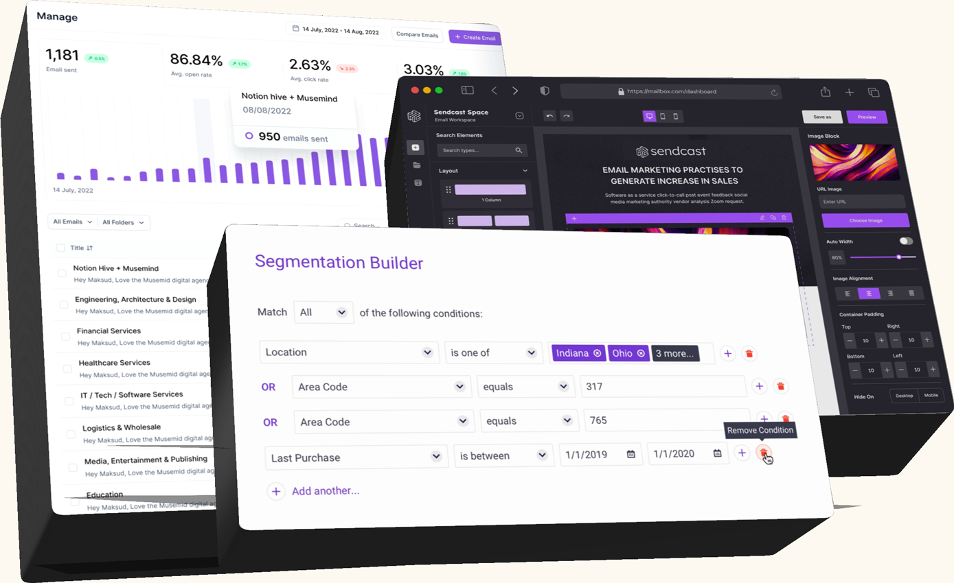 Sendcast - The ROI CRM